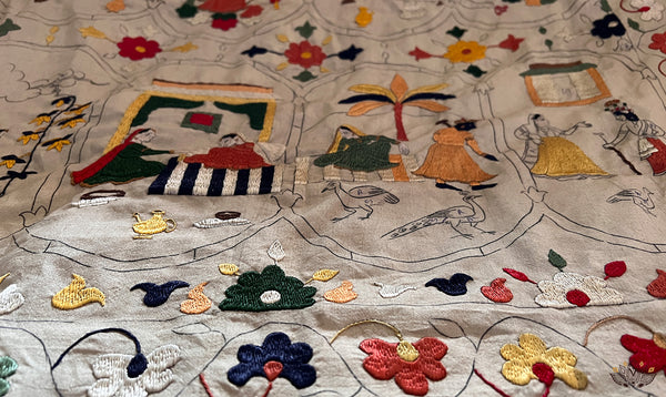 Chamba Rumal: Timeless Embroidery Art – AMOUNEE - Handloom & Handicraft