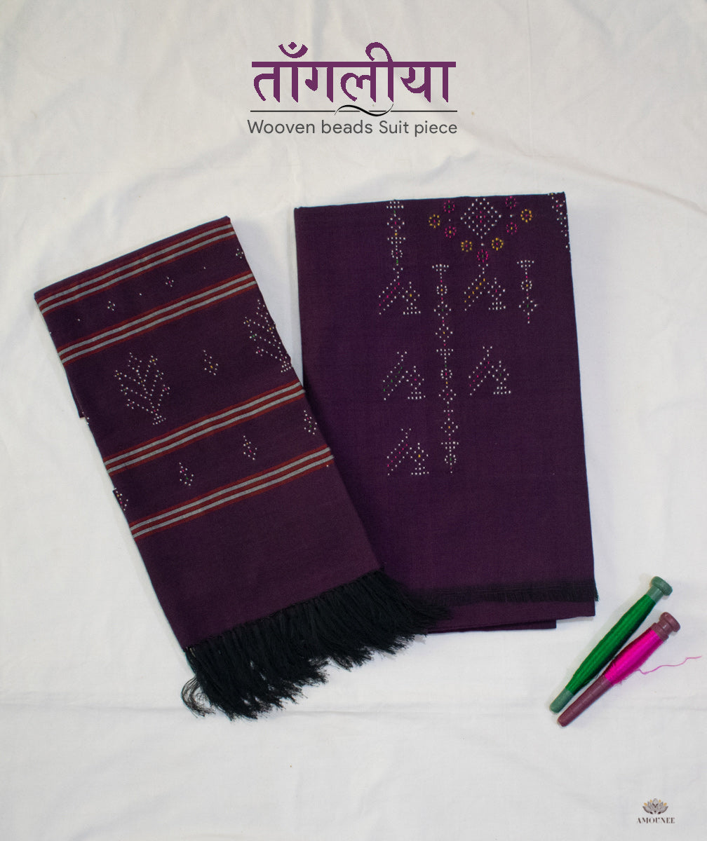 Tangaliya Suit Piece – AMOUNEE - Handloom & Handicraft