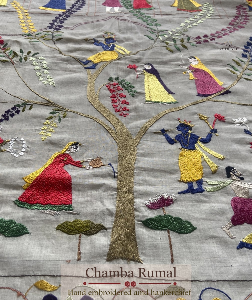 Buy best chamba rumal online-AMOUNEE – AMOUNEE - Handloom & Handicraft