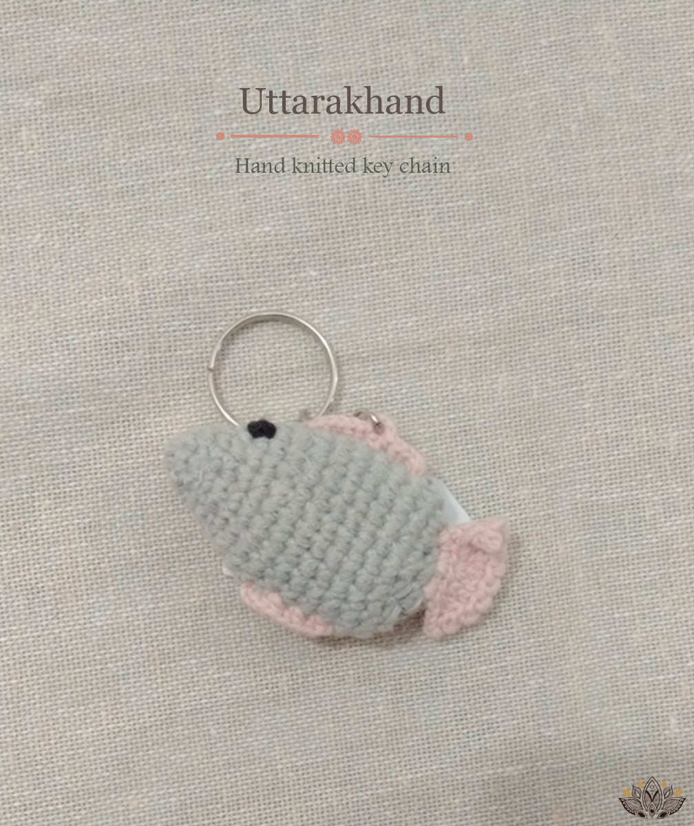 Hand Knitted Key Chain – AMOUNEE - Handloom & Handicraft