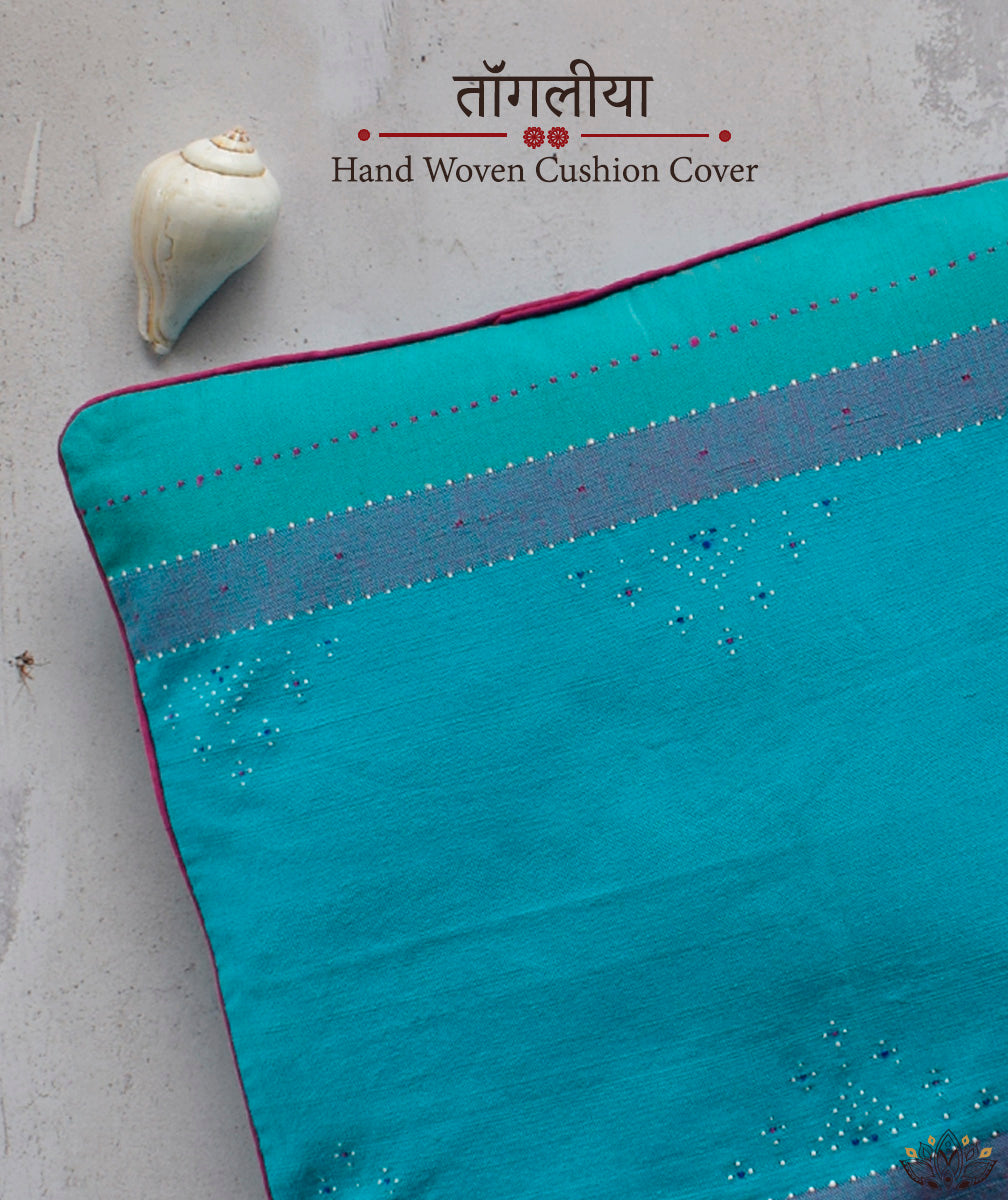 Tangaliya Handwoven Cushion Cover – AMOUNEE - Handloom & Handicraft