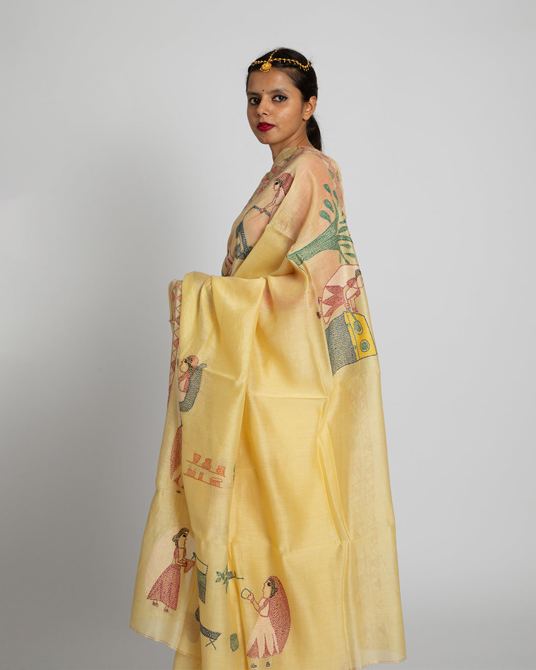 Exclusive Amounee Sujani Hand Embroidered Sarees – AMOUNEE - Handloom ...