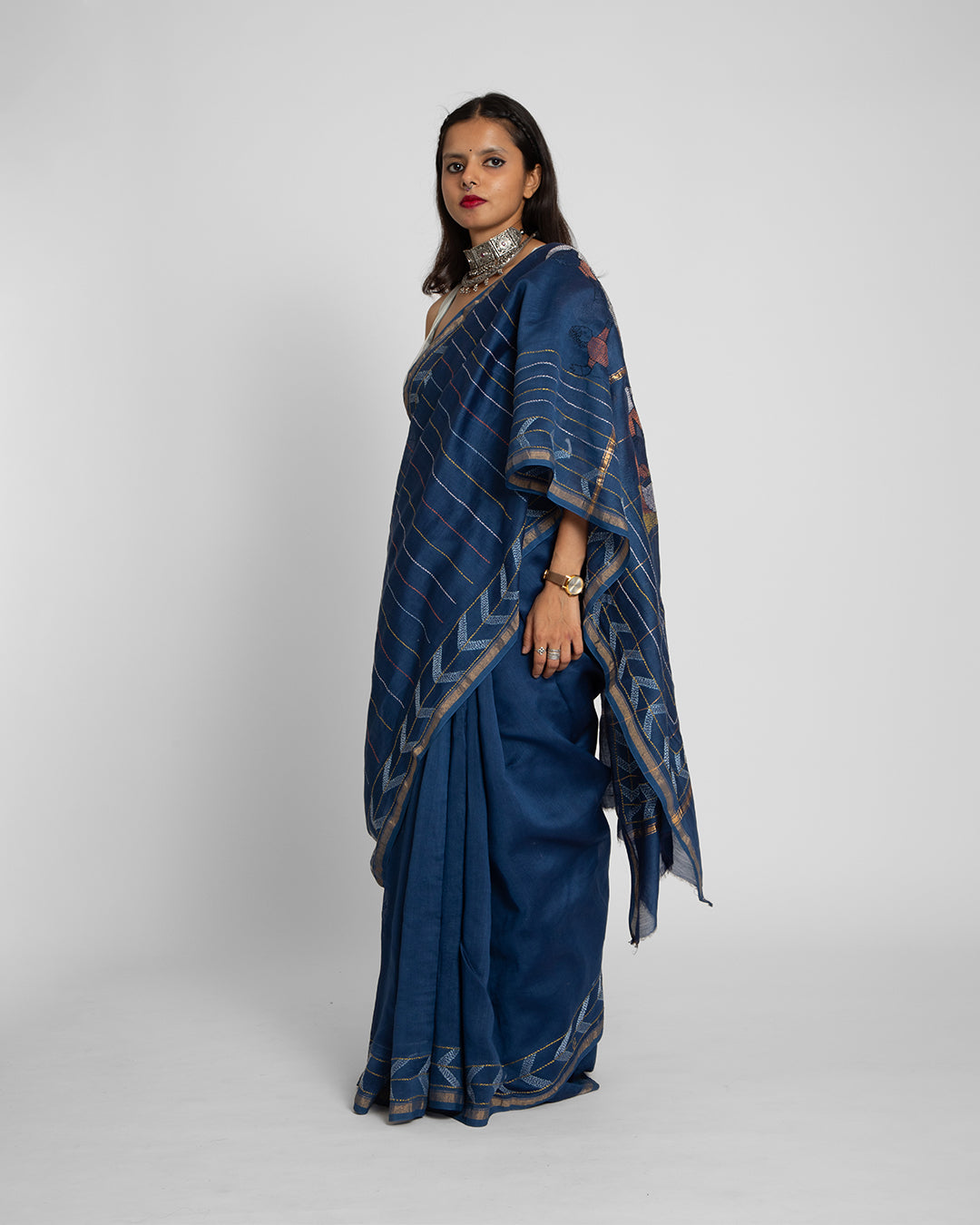 Exclusive Amounee Sujani Hand Embroidered Sarees – AMOUNEE - Handloom ...