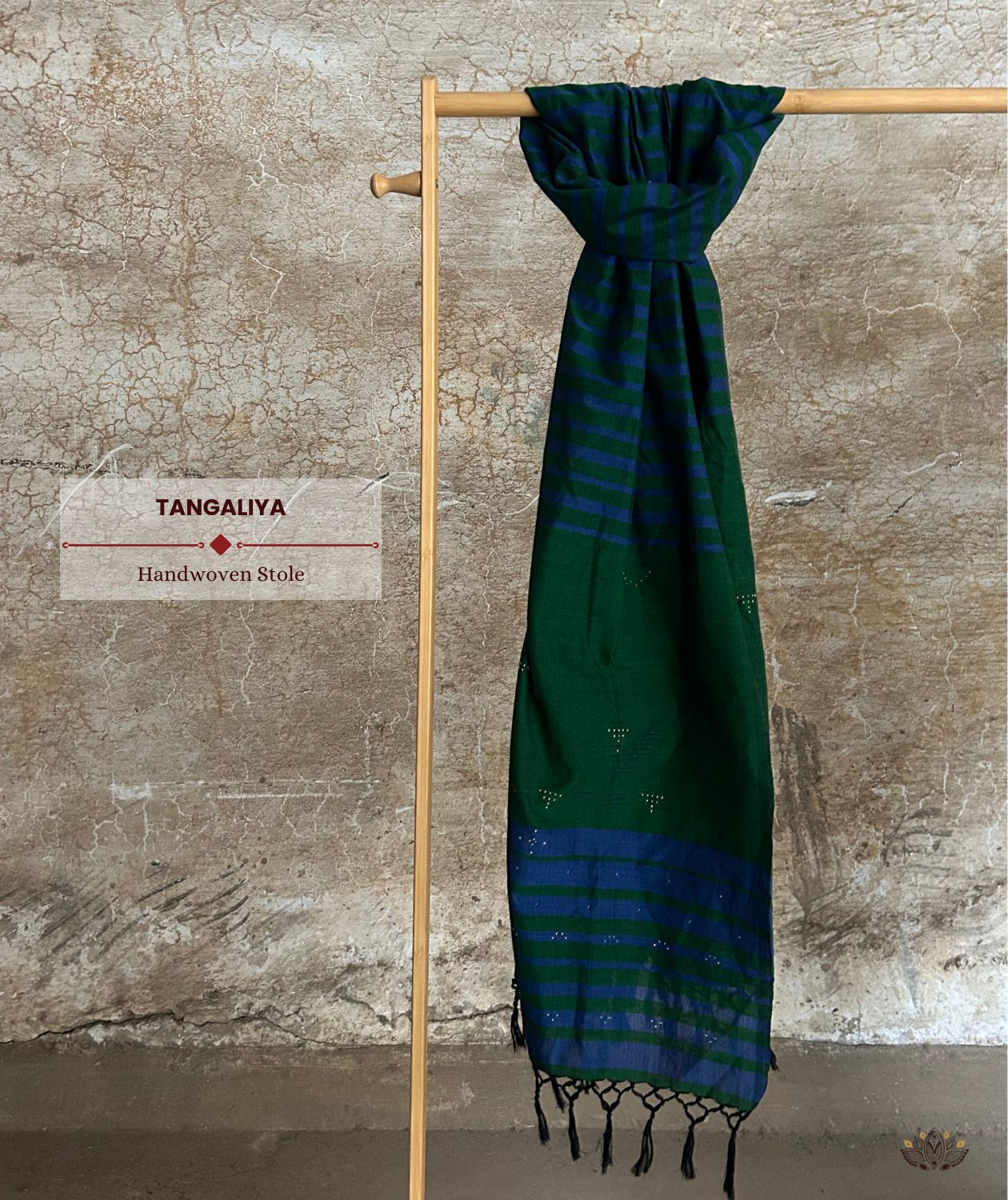 TANGALIYA COTTON HANDWOVEN DUPATTA – AMOUNEE - Handloom & Handicraft