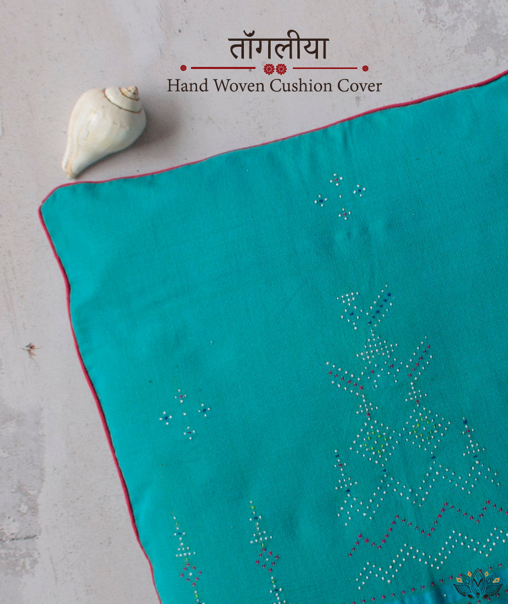 Tangaliya Handwoven Cushion Cover – AMOUNEE - Handloom & Handicraft